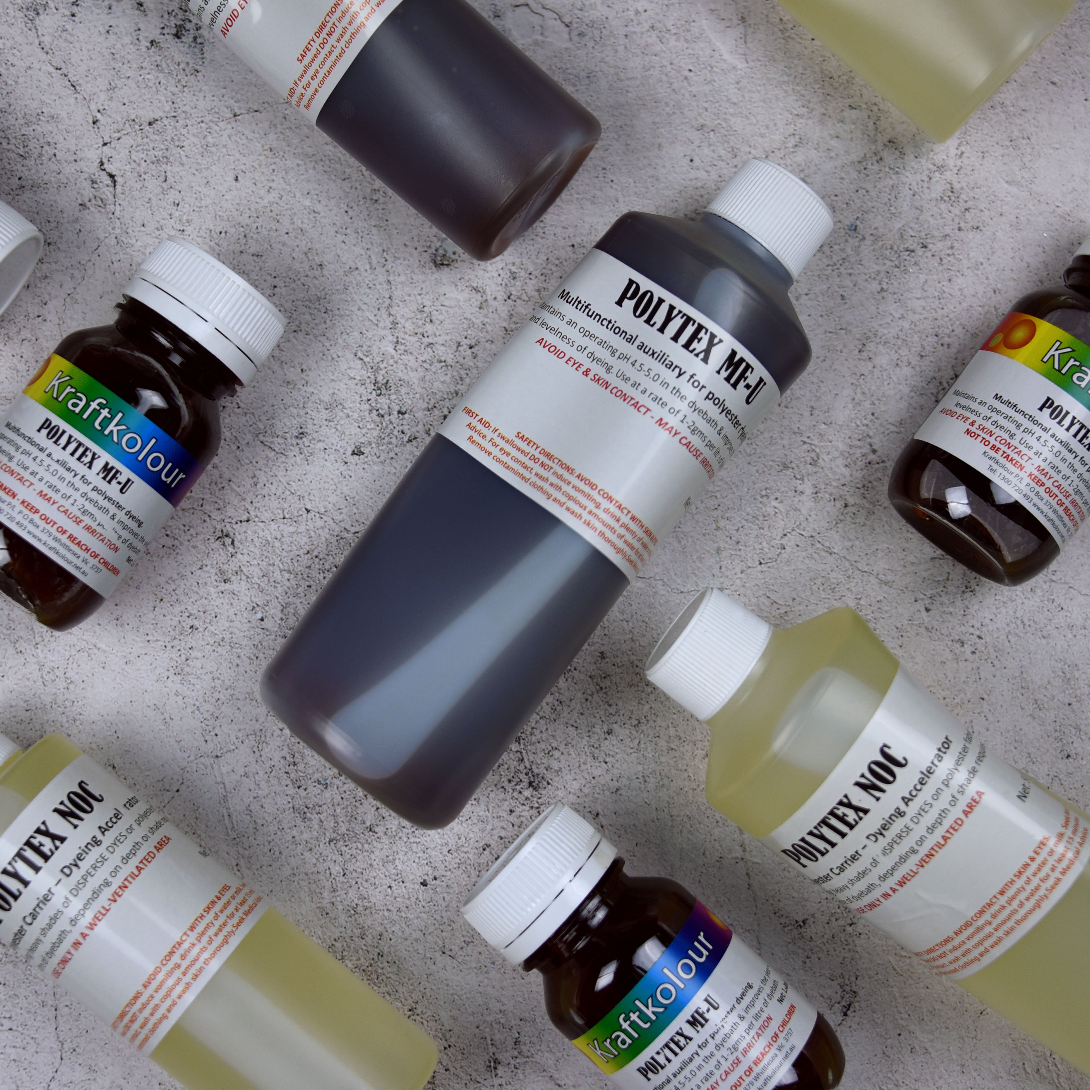 Poly Dyeing Auxilliaries – KRAFTKOLOUR