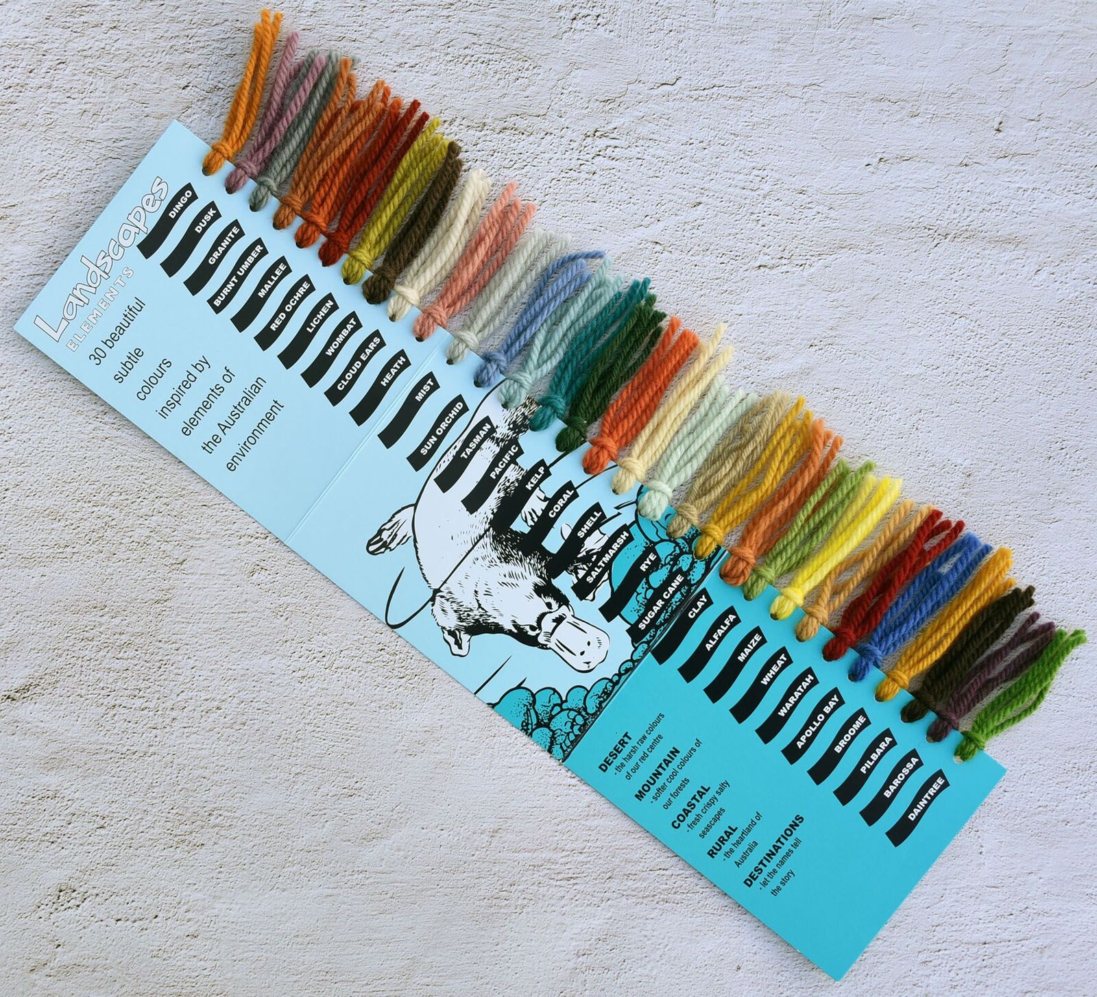 Landscapes Colour Chart - Elements Range – KRAFTKOLOUR