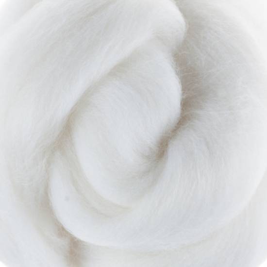 Baby Alpaca & Super Grade Silk Blend Tops 50/50 – Natural White ...