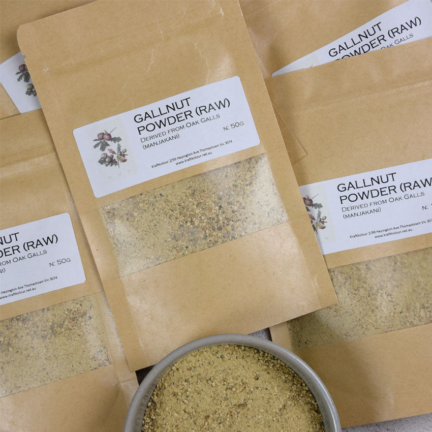 Gallnut Powder (Raw) – KRAFTKOLOUR